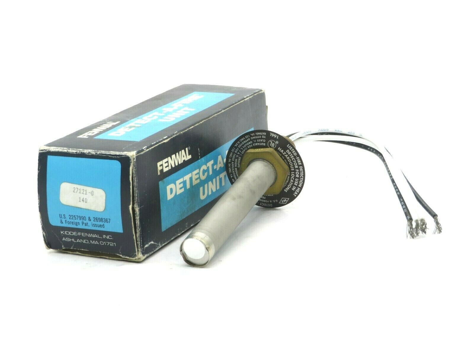 NEW KIDDE FENWAL 27121-0 DETECT A FIRE HEAT DETECTOR 271210 140F - SB ...