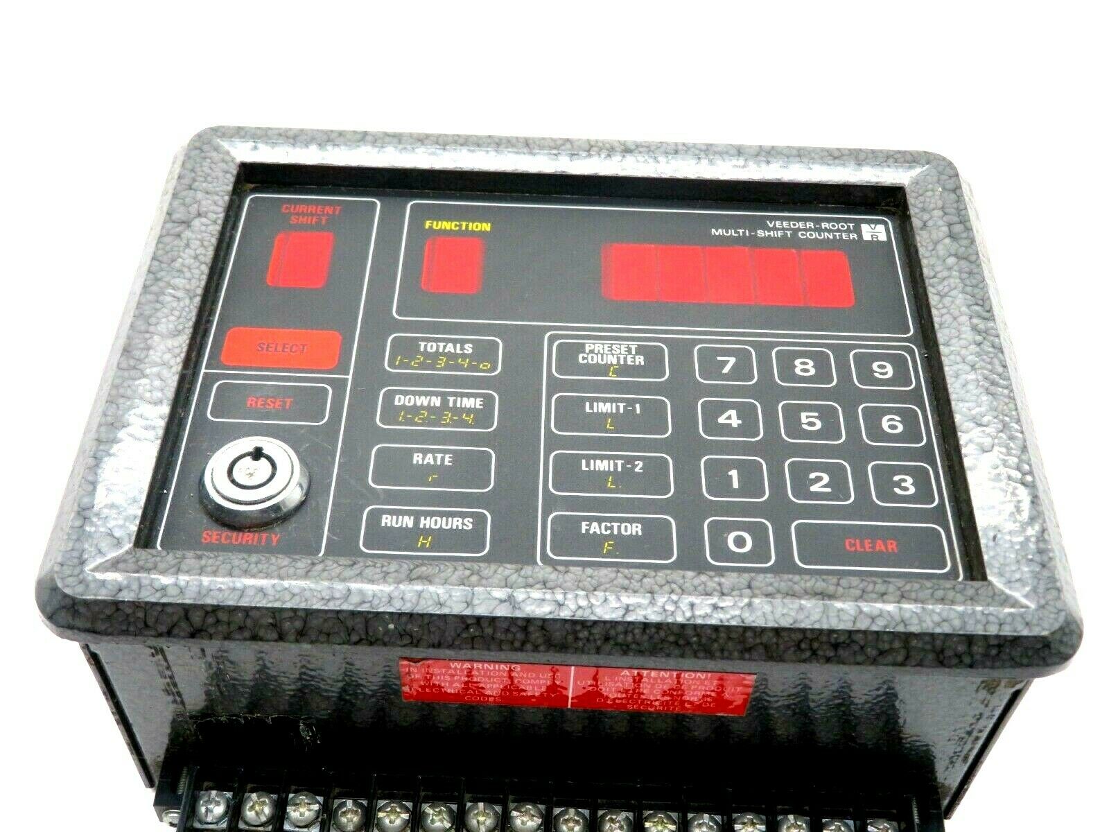 USED VEEDER-ROOT 793105-201 MULTI-SHIFT COUNTER 115V 50/60HZ 793105201 ...