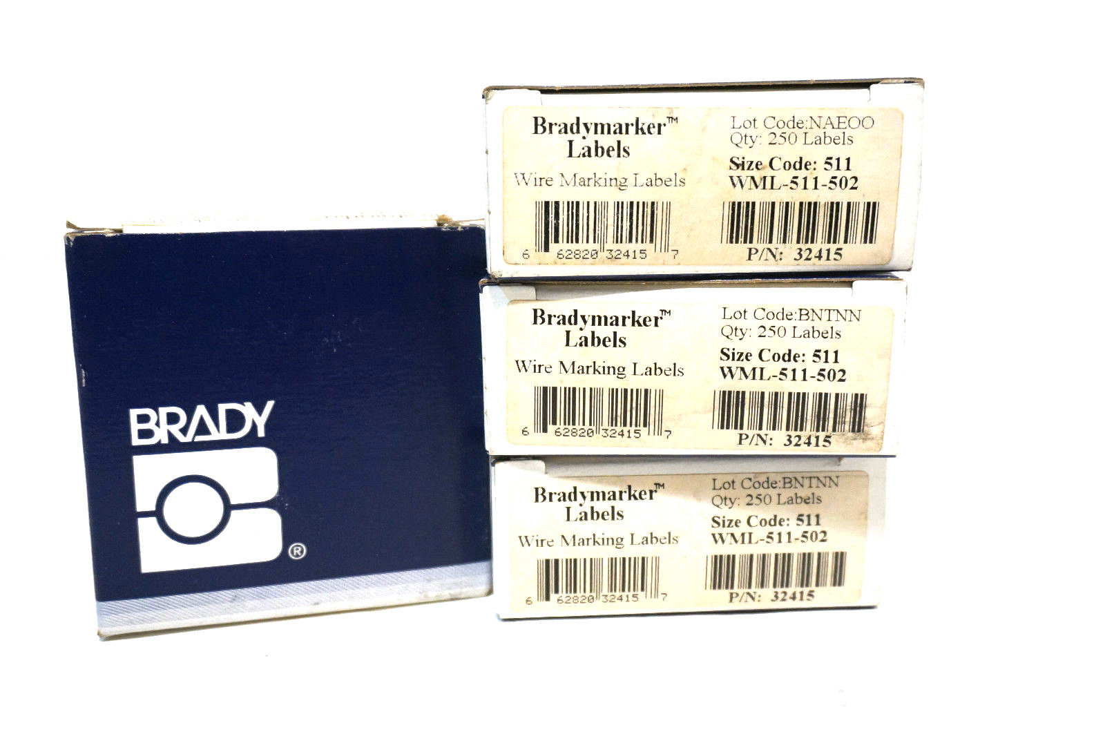 4 NEW BRADY 32415 WIRE MARKING LABELS – SB Industrial Supply, Inc.