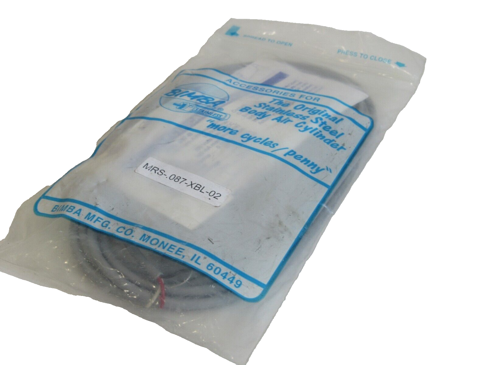 NEW BIMBA MRS-.087-XBL-02 REED SWITCH MRS087XBL02 - SB Industrial ...