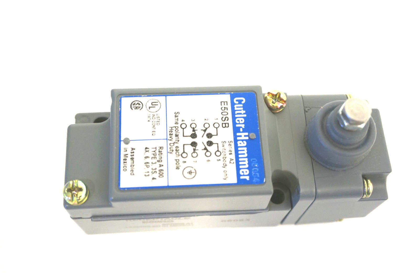 NEW CUTLER HAMMER E50-BS2 LIMIT SWITCH E50BS2 - SB Industrial Supply, Inc.