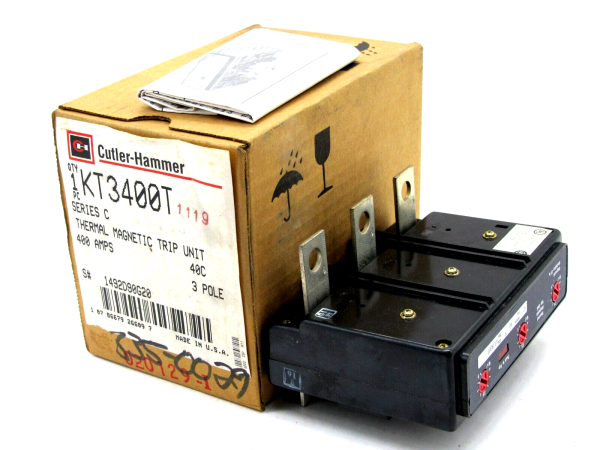 NEW CUTLER HAMMER KT3400T MAGNETIC TRIP UNIT SERIES C - SB Industrial ...