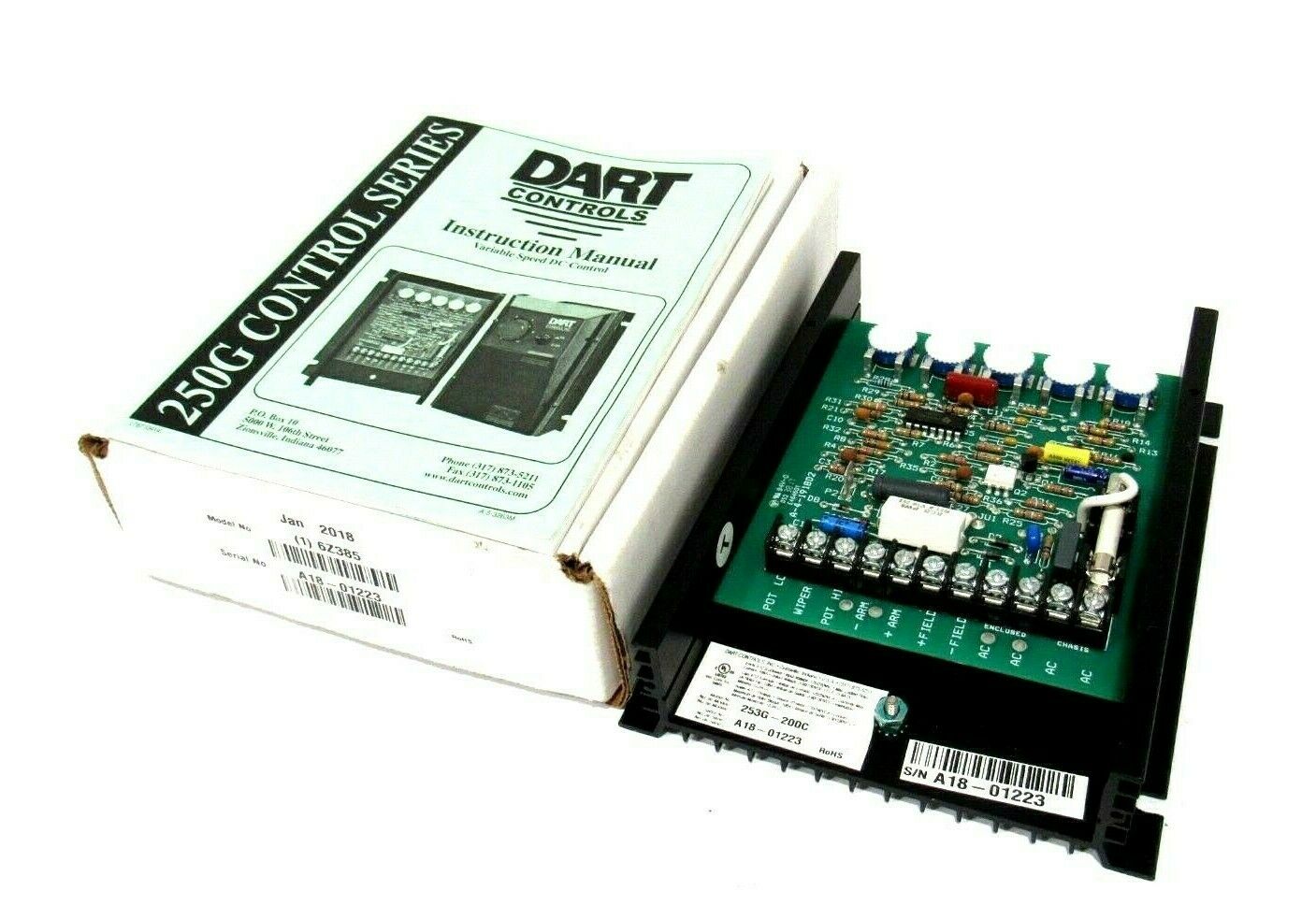 NEW DART CONTROLS 253G-200C SPEED CONTROL 6Z385 253G200C - SB ...