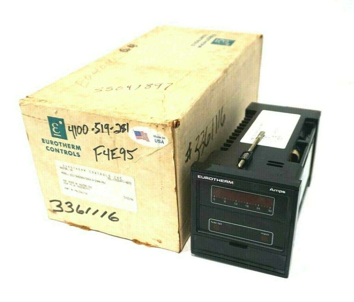 NEW EUROTHERM 832/30A200V/200V/4-20MA-PA THERMAL CONTROL 3361116 - SB ...