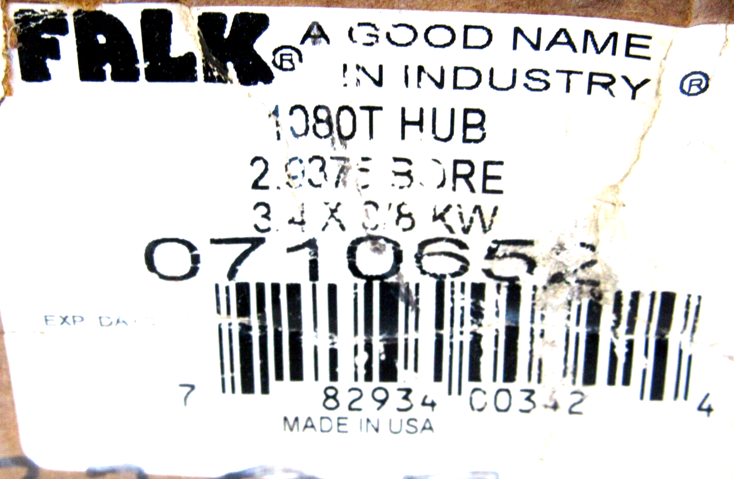 NEW FALK 0710652 1080T HUB 2.9375 BORE - SB Industrial Supply, Inc.