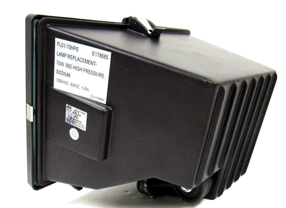 NEW LITHONIA LIGHTING FL01-70HPS FLOOD LIGHT TFS-70S-120-LPI FL0170HPS ...