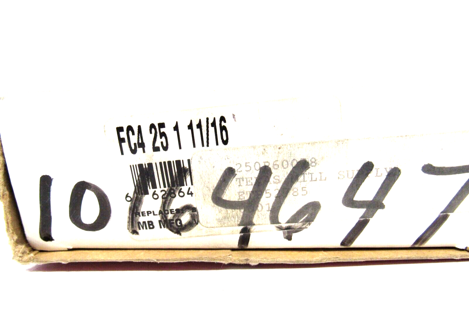 NEW MB MANUFACTURING FC4 25 1-11/16 FLANGE BLOCK FC42511116 - SB ...