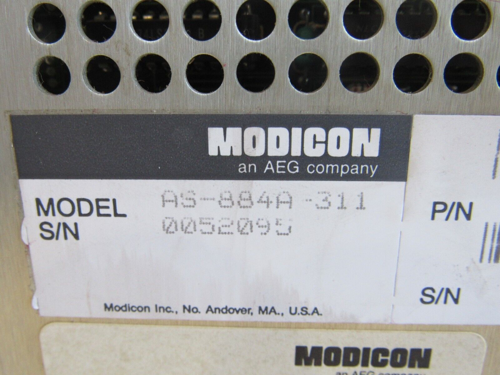 NEW MODICON AS-884A-311 CONTROL MODULE AS884A311 - SB Industrial Supply ...