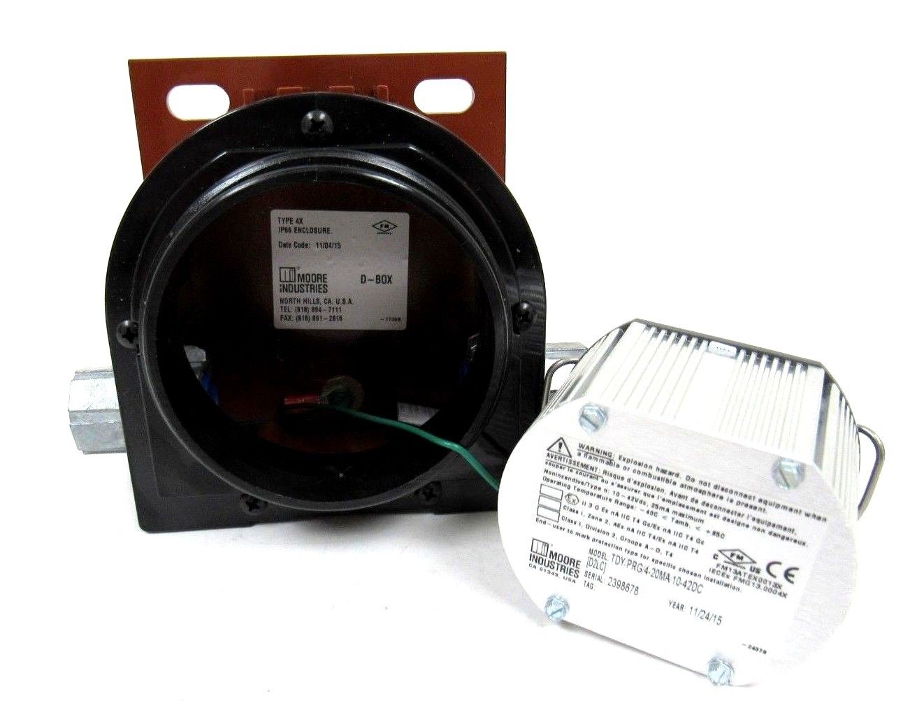 NEW MOORE INDUSTRIES TDY/PRG/4-20MA/10-42DC TEMPERATURE TRANSMITTER ...