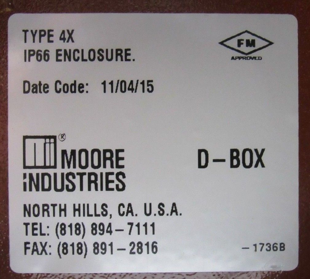 NEW MOORE INDUSTRIES TDY/PRG/4-20MA/10-42DC TEMPERATURE TRANSMITTER ...