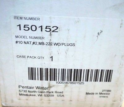 NEW PENTAIR 150152 FILTER #10 NAT, #2,MB-222 - SB Industrial Supply, Inc.