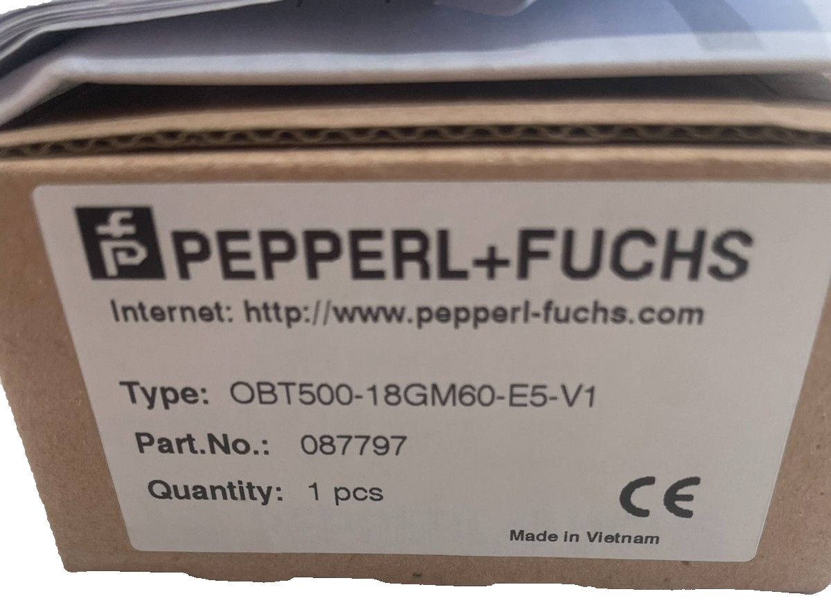 NEW PEPPERL+FUCHS OBT500-18-GM60-E5-V1 SENSOR 087797 OBT50018GM60E5V1 ...