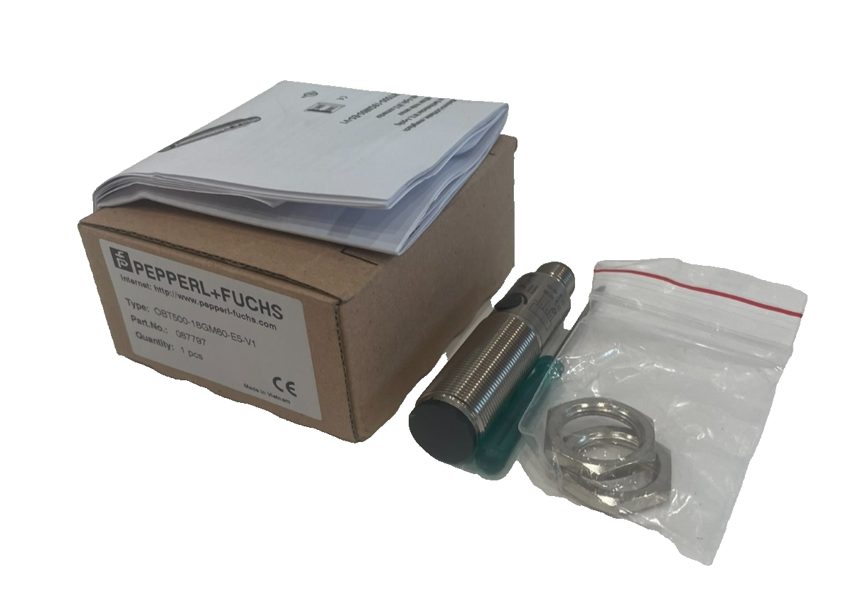 NEW PEPPERL+FUCHS OBT500-18-GM60-E5-V1 SENSOR 087797 OBT50018GM60E5V1 ...