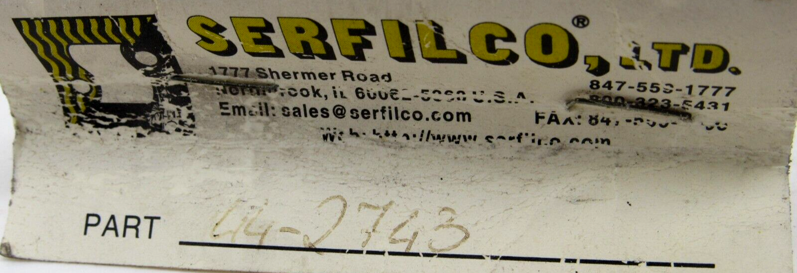 NEW SERFILCO 44-2743 SUCTION AND SUPPORT CASING 2 X 1 1/2 442743 - SB ...