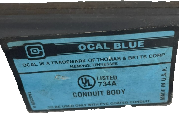 NEW THOMAS & BETTS OCAL 734A CONDUIT BODY 1 1/2" - SB Industrial Supply ...
