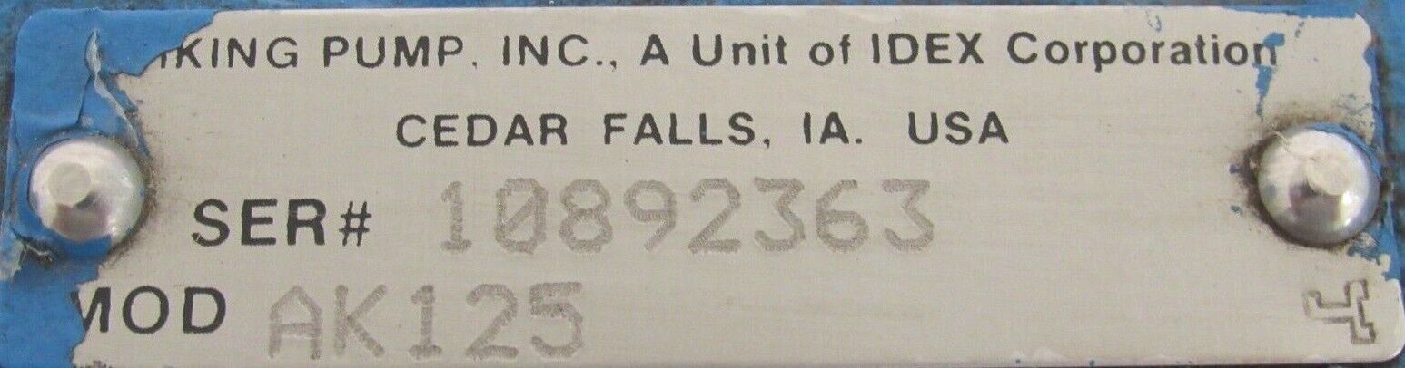 NEW VIKING PUMP AK125 PUMP AK-125 - SB Industrial Supply, Inc.