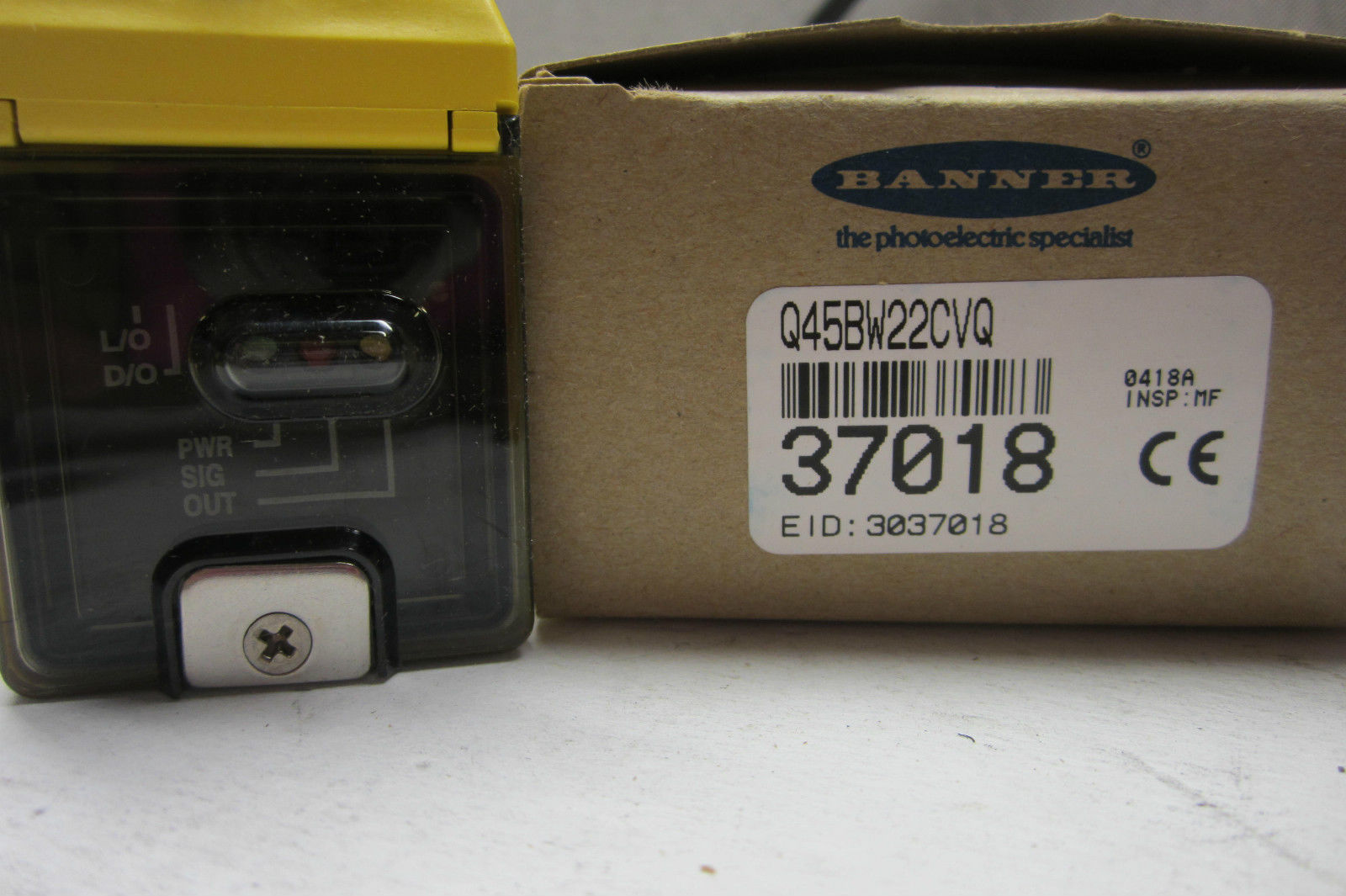 NEW BANNER ENGINEERING Q45BW22CVQ RELAY - SB Industrial Supply, Inc.