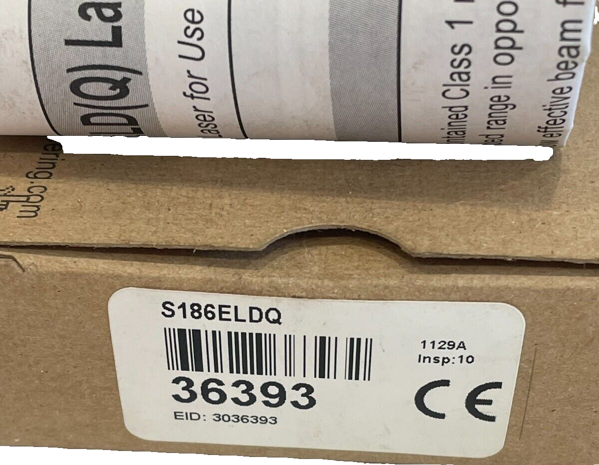 NEW BANNER ENGINEERING S186ELDQ LASER EMITTER 36393 - SB Industrial ...