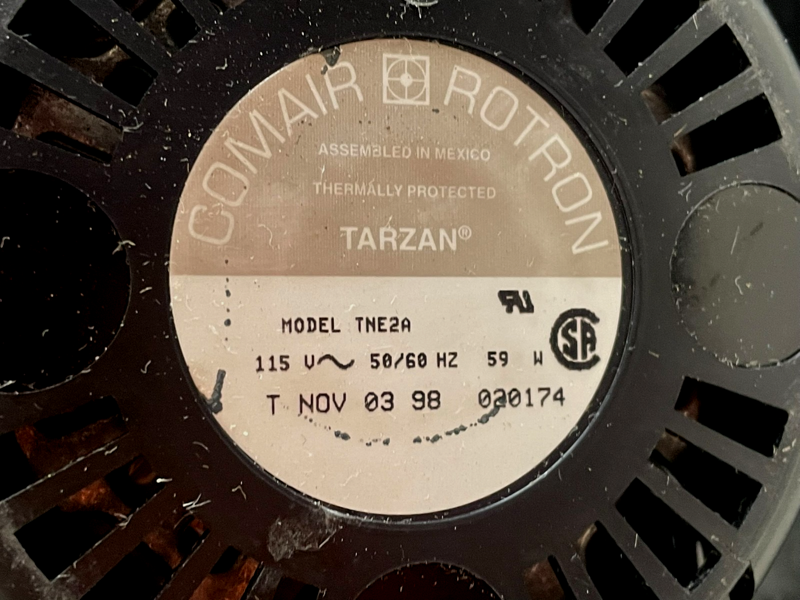NEW COMAIR TNE2A AXIAL FAN 115V 020174 - SB Industrial Supply, Inc.