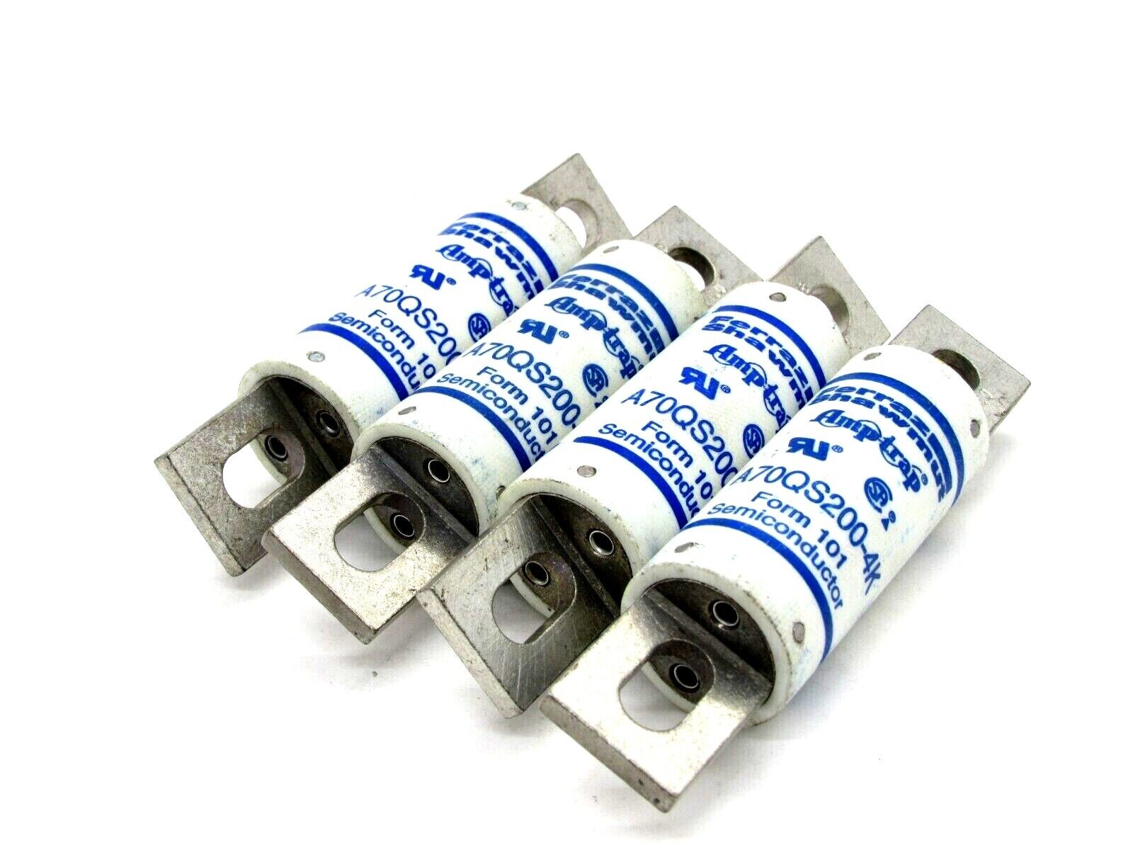 NEW LOT OF 4 FERRAZ SHAWMUT A70QS200-4K SEMI CONDUCTOR FUSE MERSEN ...