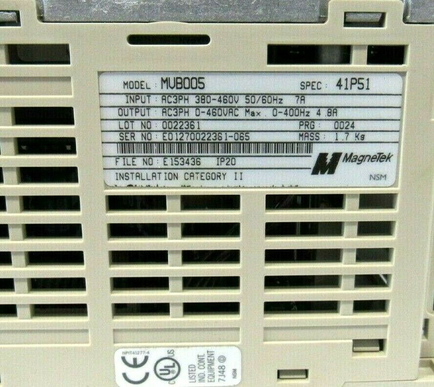 NEW MAGNETEK GPD315 MVB005 AC DRIVE GPD315MVB005 - SB Industrial Supply ...