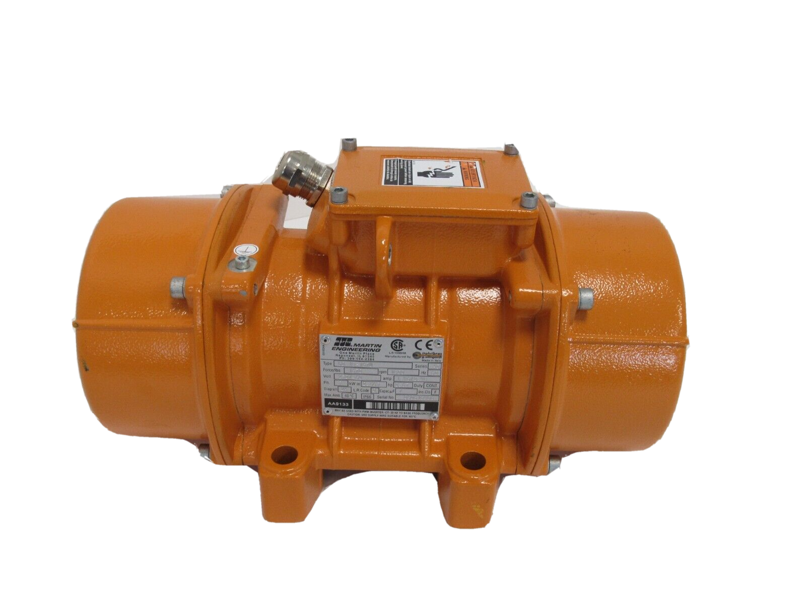 NEW MARTIN ENGINEERING CD-18-1670 INDUSTRIAL VIBRATOR .67HP 230/460V ...