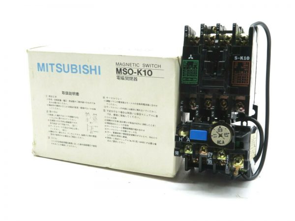 NEW MITSUBISHI MSO-K10 MAGNETIC SWITCH S-K10 TH-K12AB MSOK10 - SB ...
