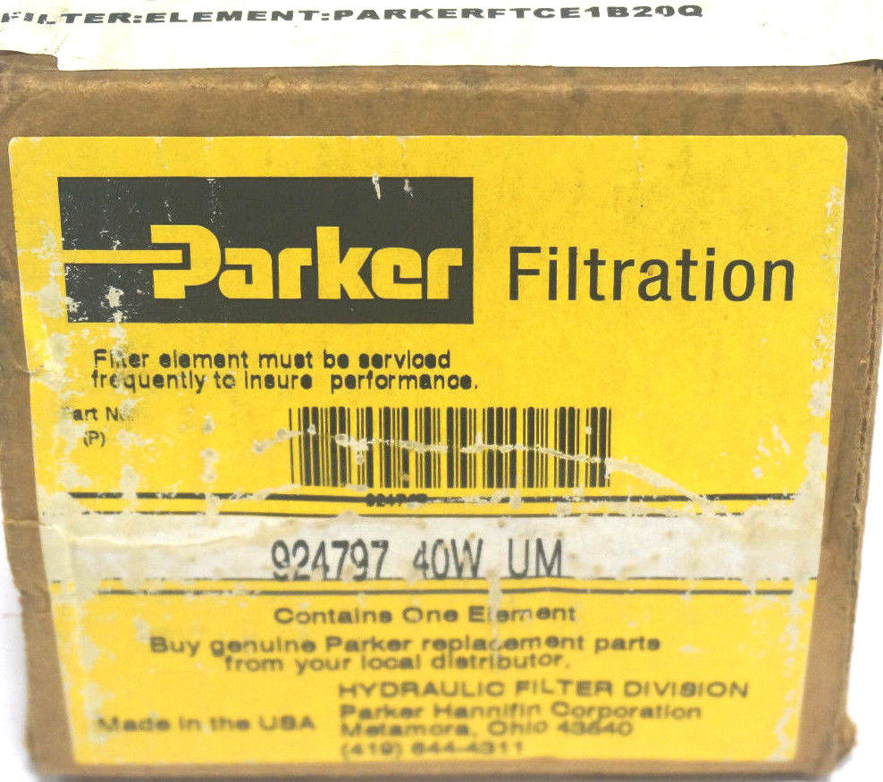 NEW PARKER 924797 40W UM FILTER ELEMENT 92479740WUM - SB Industrial ...