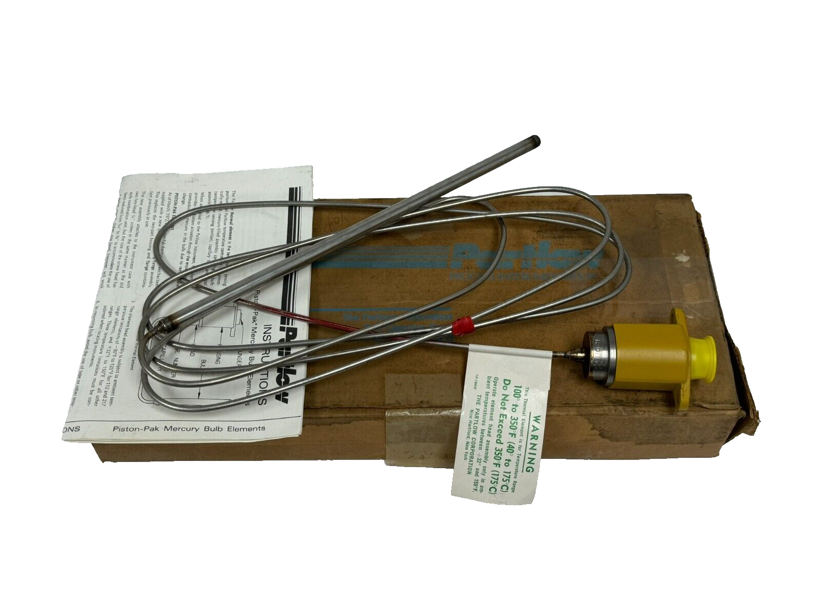 NEW PARTLOW 104-51-25-20 PISTON-PAK MERCURY BULB ELEMENT 104512520 - SB ...