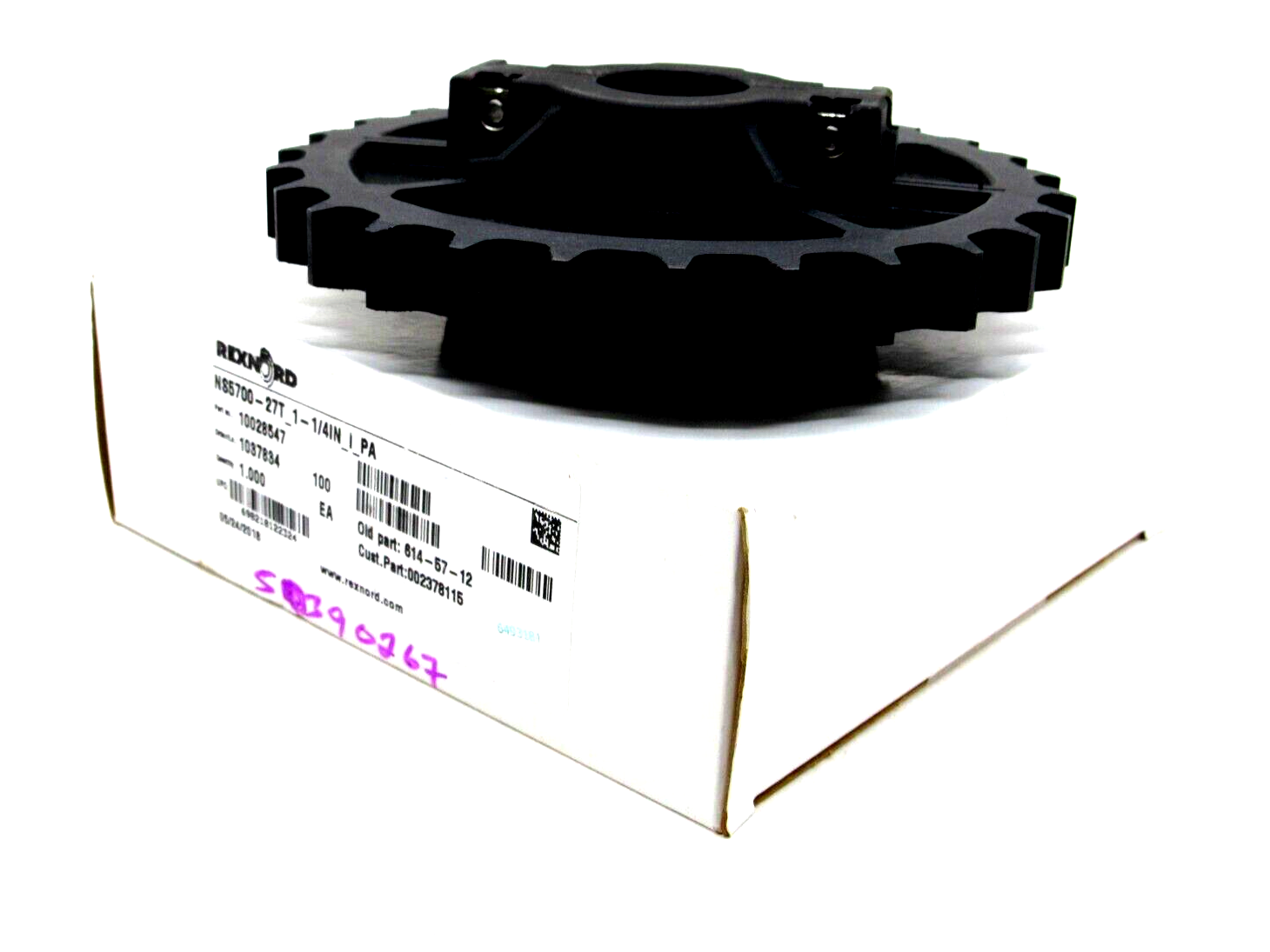 NEW REXNORD 10028547 SPROCKET NS5700-27T_1-1/4IN_-_PA 614-57-12 - SB ...