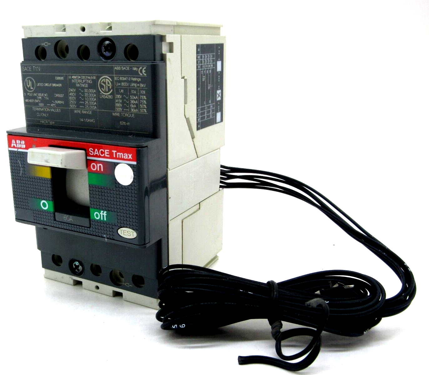 NEW ABB SACE T1N CIRCUIT BREAKER 60A - SB Industrial Supply, Inc.