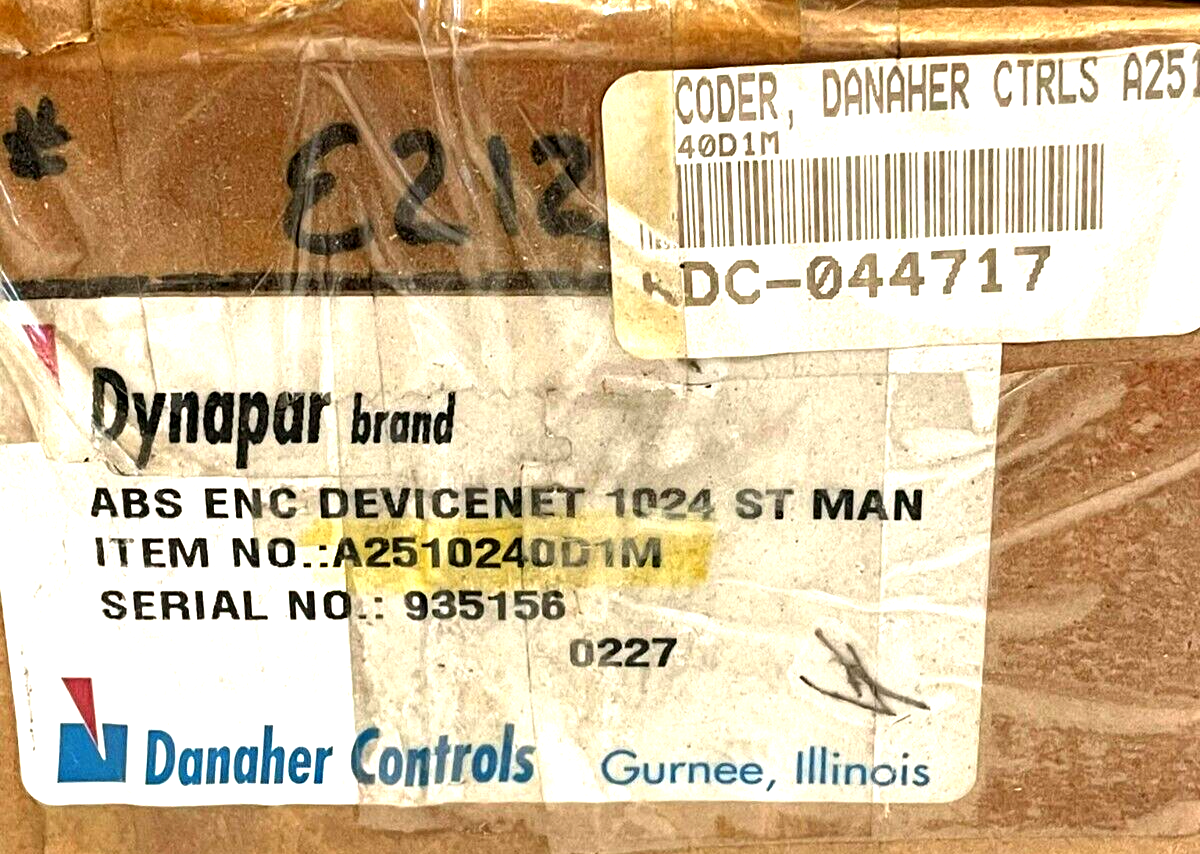NEW DYNAPAR A2510240D1M ENCODER - SB Industrial Supply, Inc.