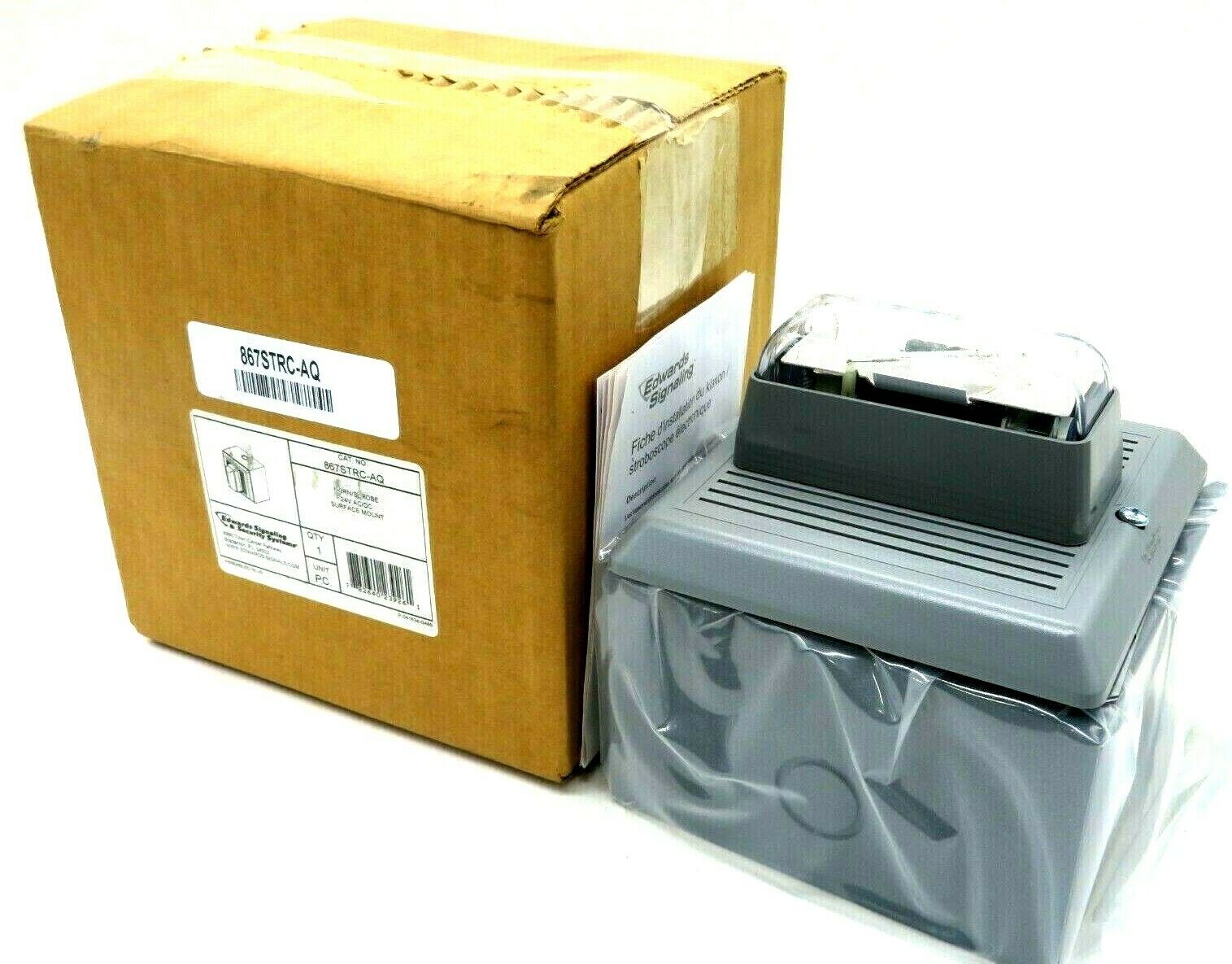 NEW EDWARDS SIGNALING 867STRC-AQ HORN/STROBE LIGHT 867STRCAQ - SB ...
