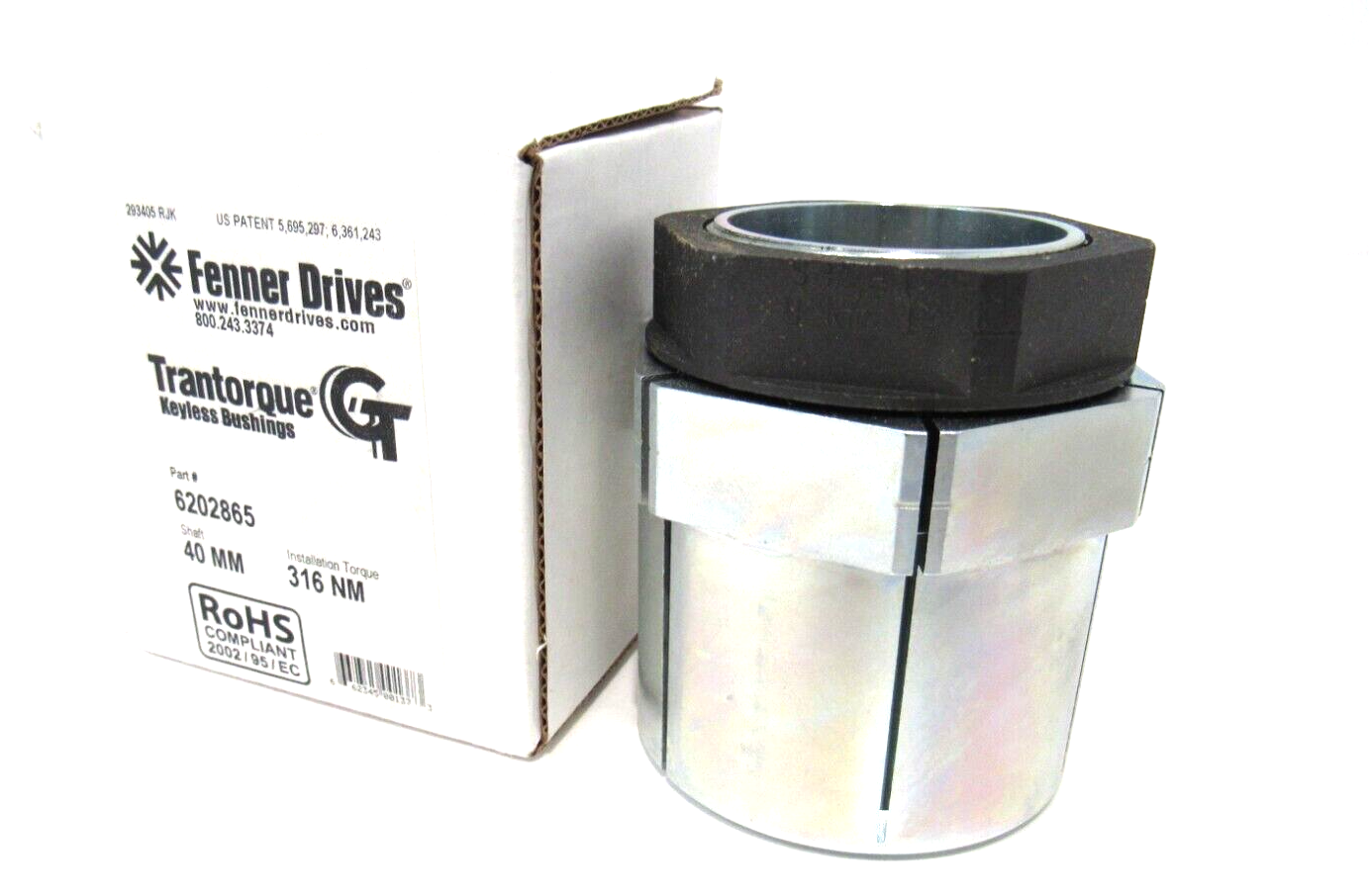 NEW FENNER DRIVES 6202865 TRANTORQUE KEYLESS BUSHING - SB Industrial ...