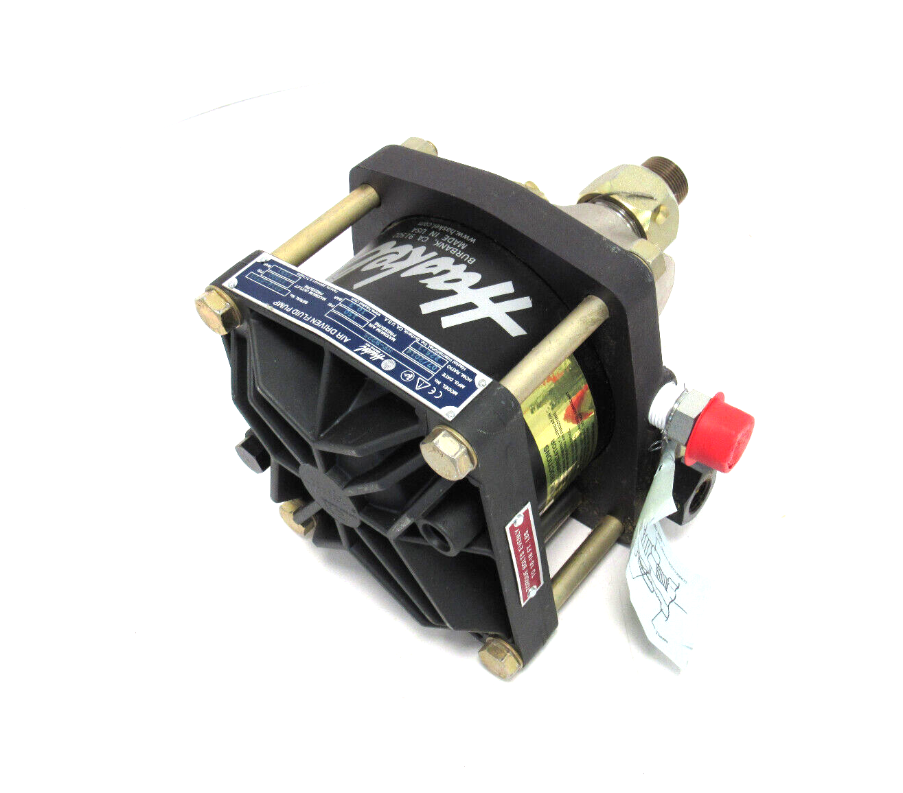 NEW HASKEL HF-B225 AIR DRIVEN FLUID PUMP 225:1 HFB225 - SB Industrial ...