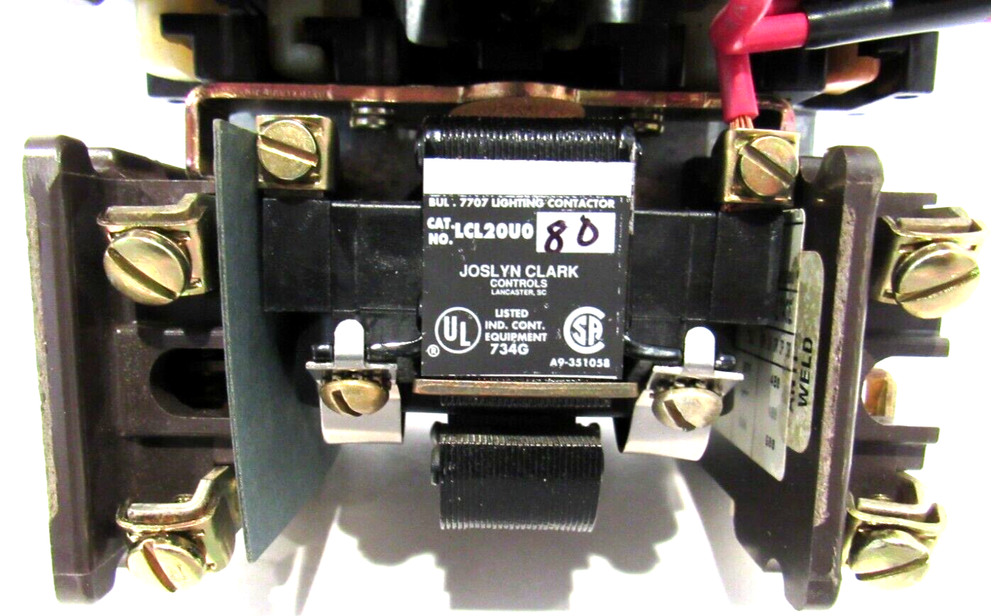 NEW JOSLYN CLARK LCL20U0080-120 LIGHTING CONTACTOR LCL20U0080120 - SB ...