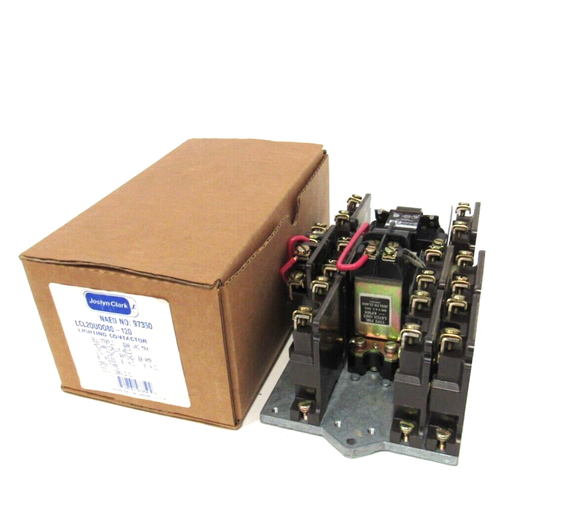 NEW JOSLYN CLARK LCL20U0080-120 LIGHTING CONTACTOR LCL20U0080120 - SB ...