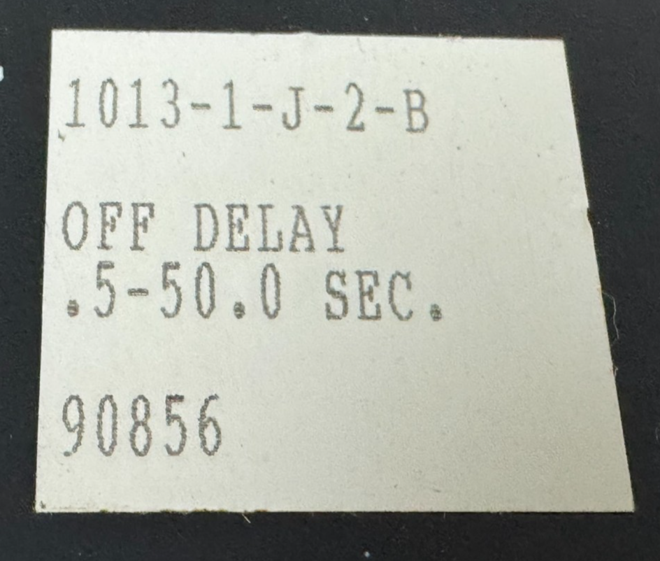 NEW KANSON ISSC 1013-1-J-2-B OFF DELAY TIMER .5-50 SEC - SB Industrial ...