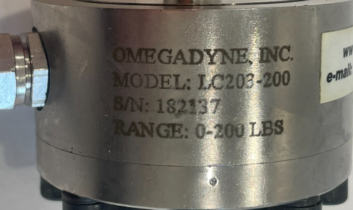 NEW OMEGA ENGINEERING LC203-200 LOAD CELL - SB Industrial Supply, Inc.