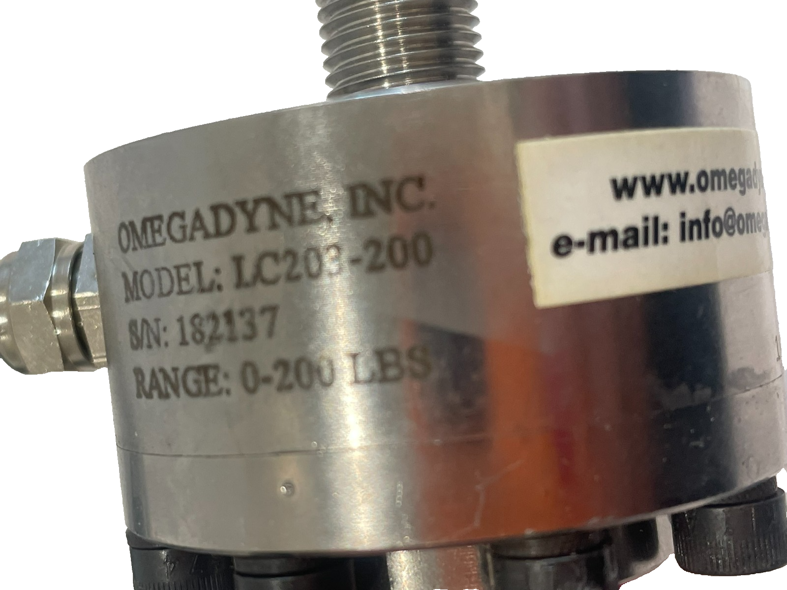 NEW OMEGA ENGINEERING LC203-200 LOAD CELL - SB Industrial Supply, Inc.