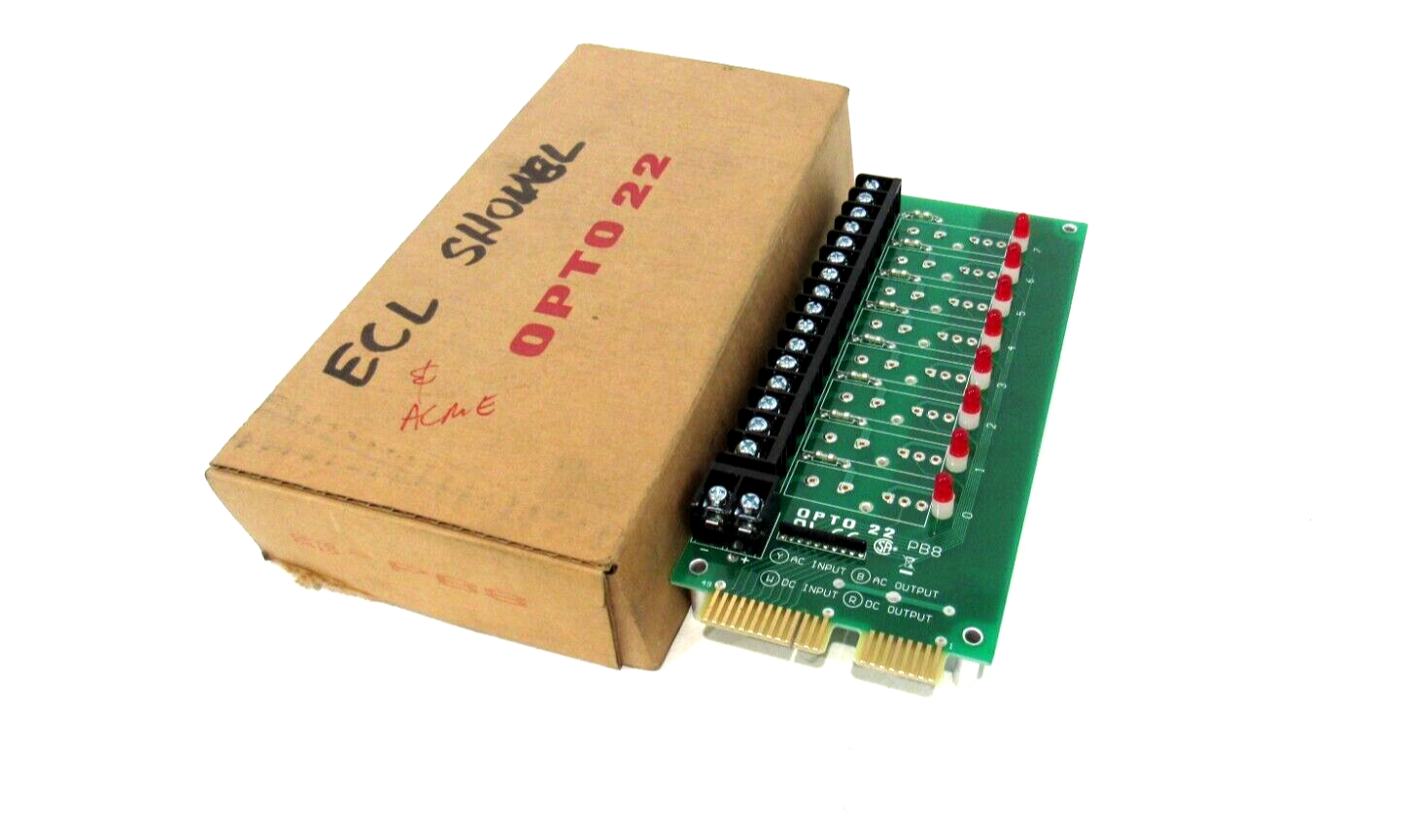 NEW OPTO 22 PB8 I/O MODULE RACK - SB Industrial Supply, Inc.