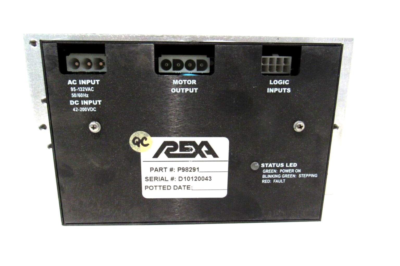NEW REXA P98291 STEPPER DRIVER - SB Industrial Supply, Inc.