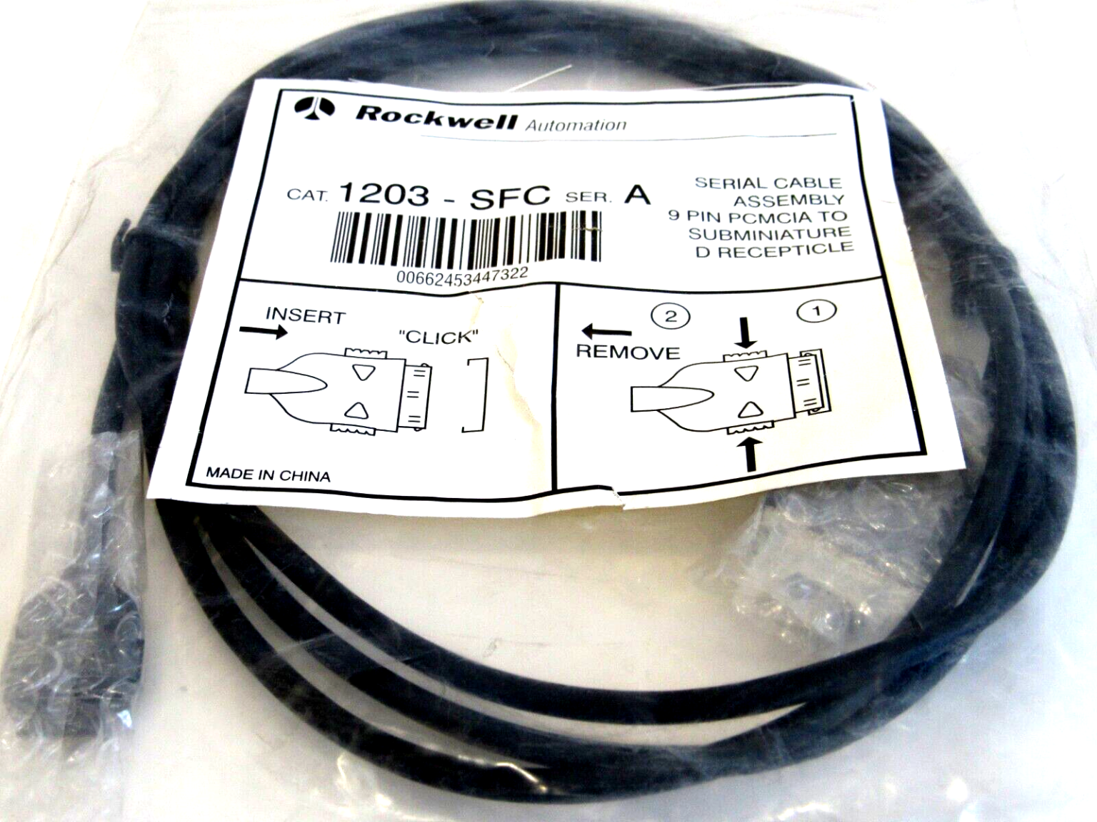 NEW ROCKWELL 1203-SFC SERIEAL CABLE SER. A 1203SFC - SB Industrial ...