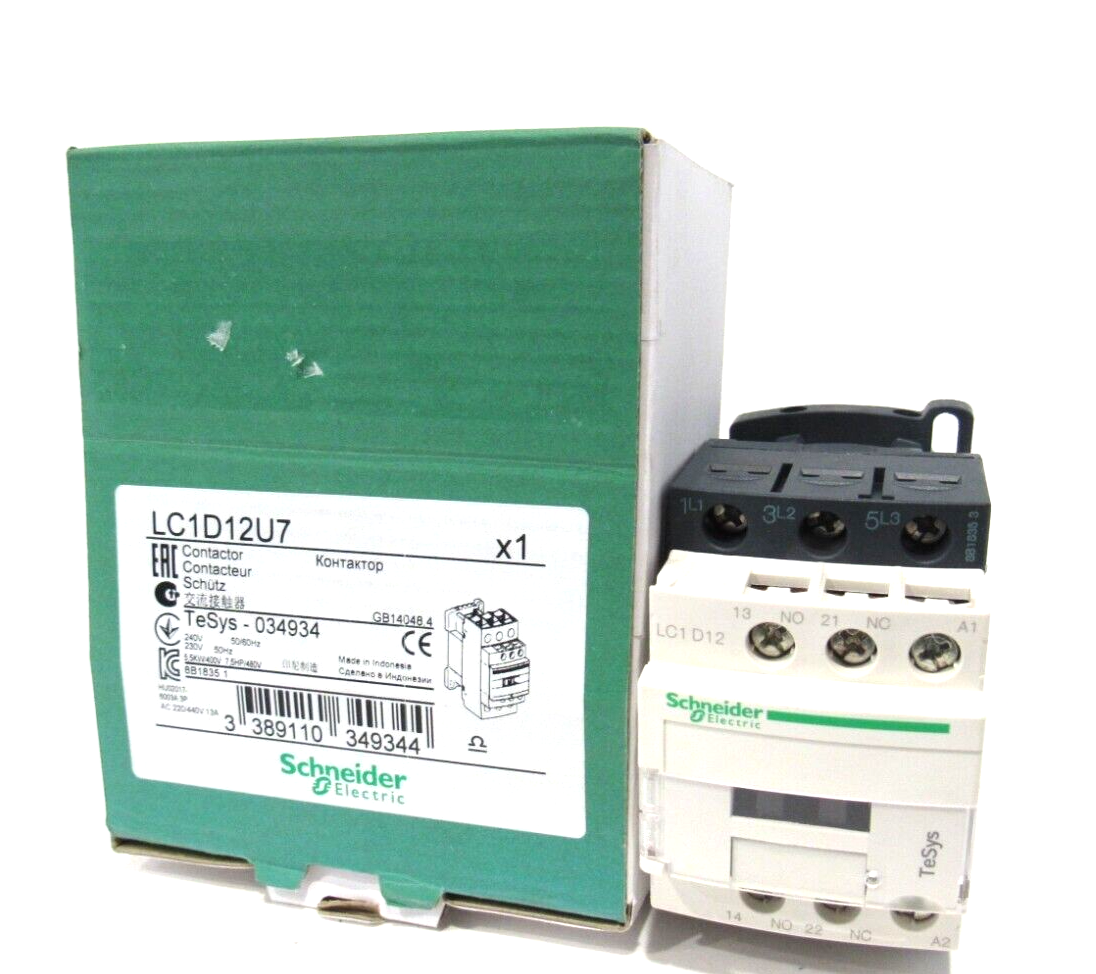 NEW SCHNEIDER ELECTRIC LC1D12U7 CONTACTOR - SB Industrial Supply, Inc.