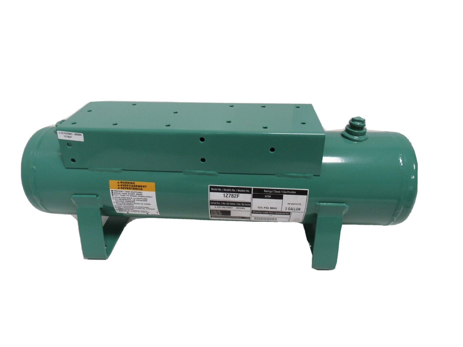 NEW SPEEDAIRE 1Z782F AIR TANK 3 GALLON - SB Industrial Supply, Inc.