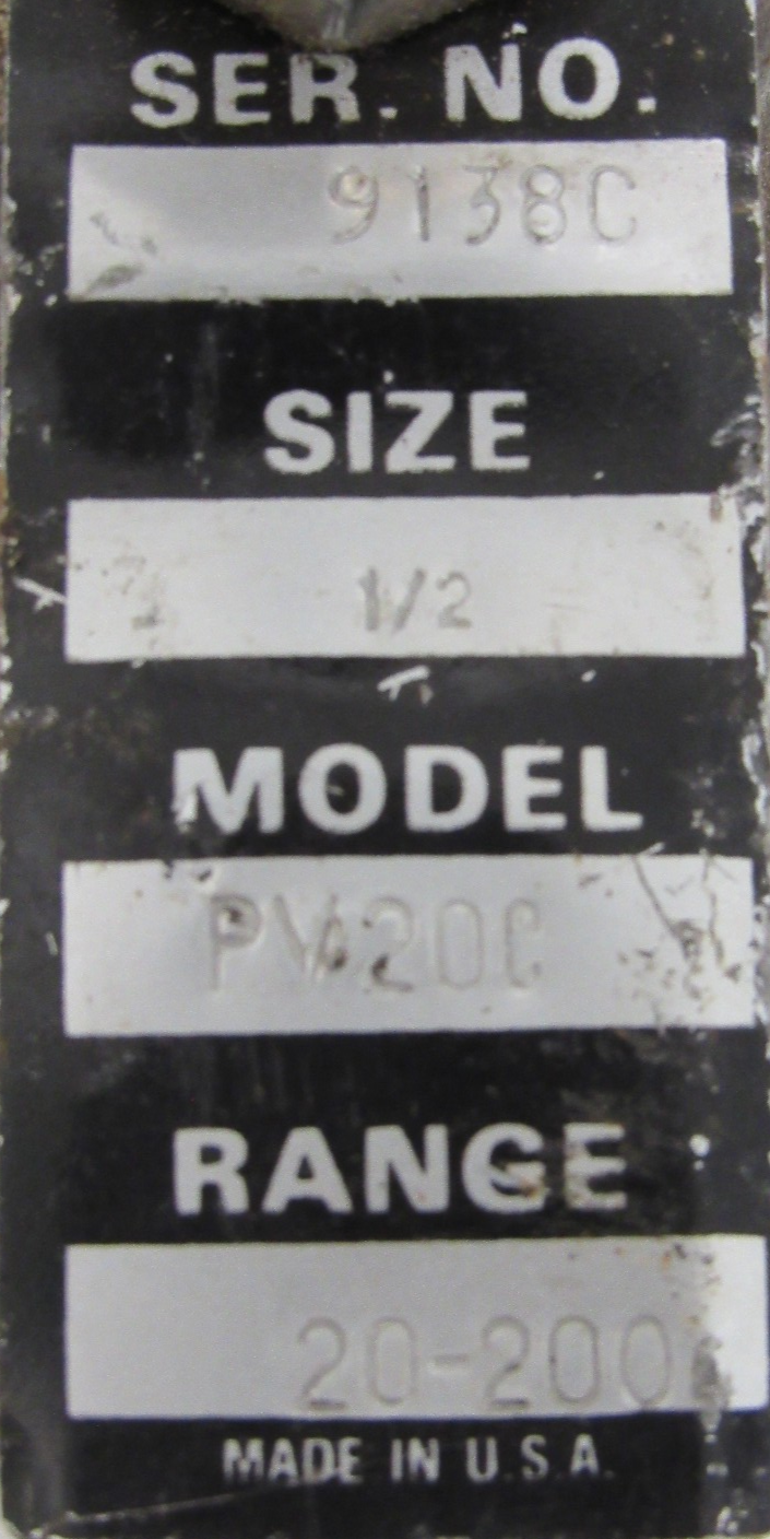 NEW WATTS PV20C PRESSURE RELIEF VALVE 1/2" 20-200 - SB Industrial ...