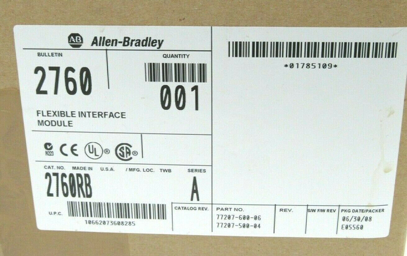 SEALED 2760RB FLEXIBLE INTERFACE MODULE SER.A NEW SURPLUS - SB Industrial Supply, Inc.