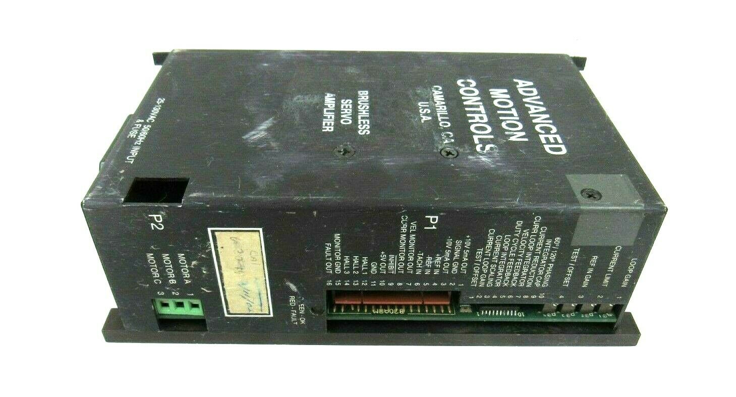 USED ADVANCED MOTION CONTROLS B25A20ACM SERVO AMPLIFIER - SB Industrial ...