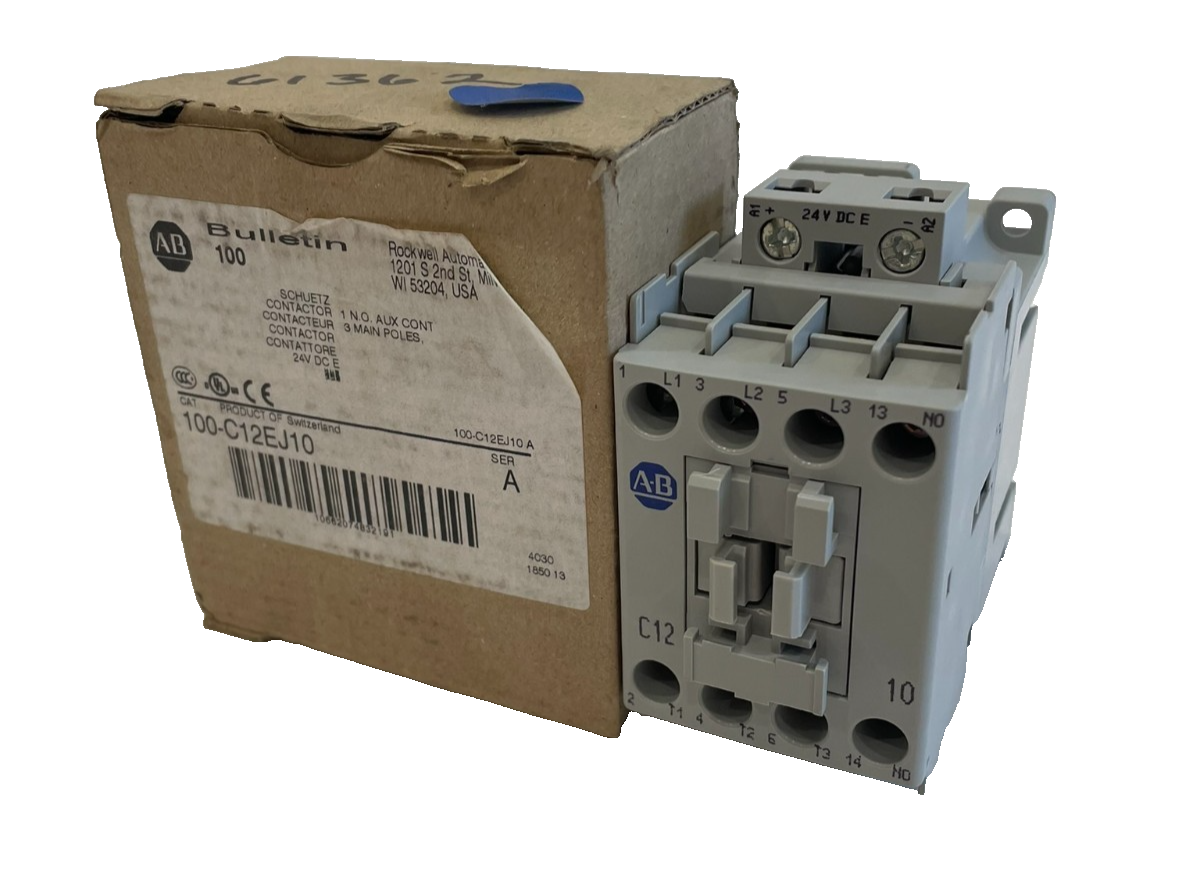 ALLEN BRADLEY 100-C12EJ10 CONTACTOR SER. A 100C12EJ10 NEW, SURPLUS - SB ...