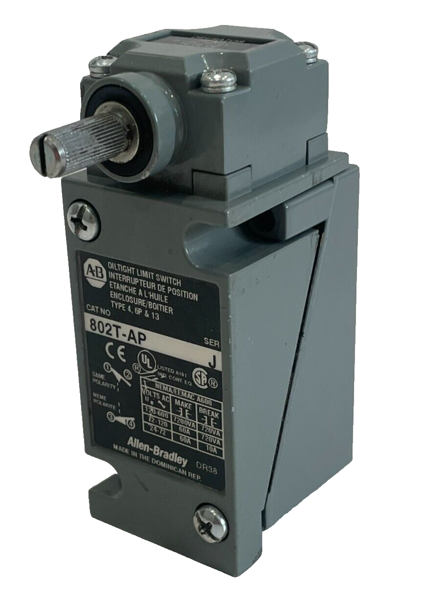 ALLEN BRADLEY 802T-AP OILTIGHT LIMIT SWITCH SERIES J 802TAP NEW ...